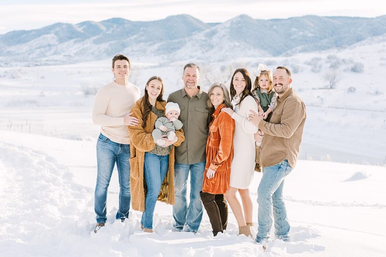 Colorado Snowy Family Photos - Mary Ann Craddock Photography