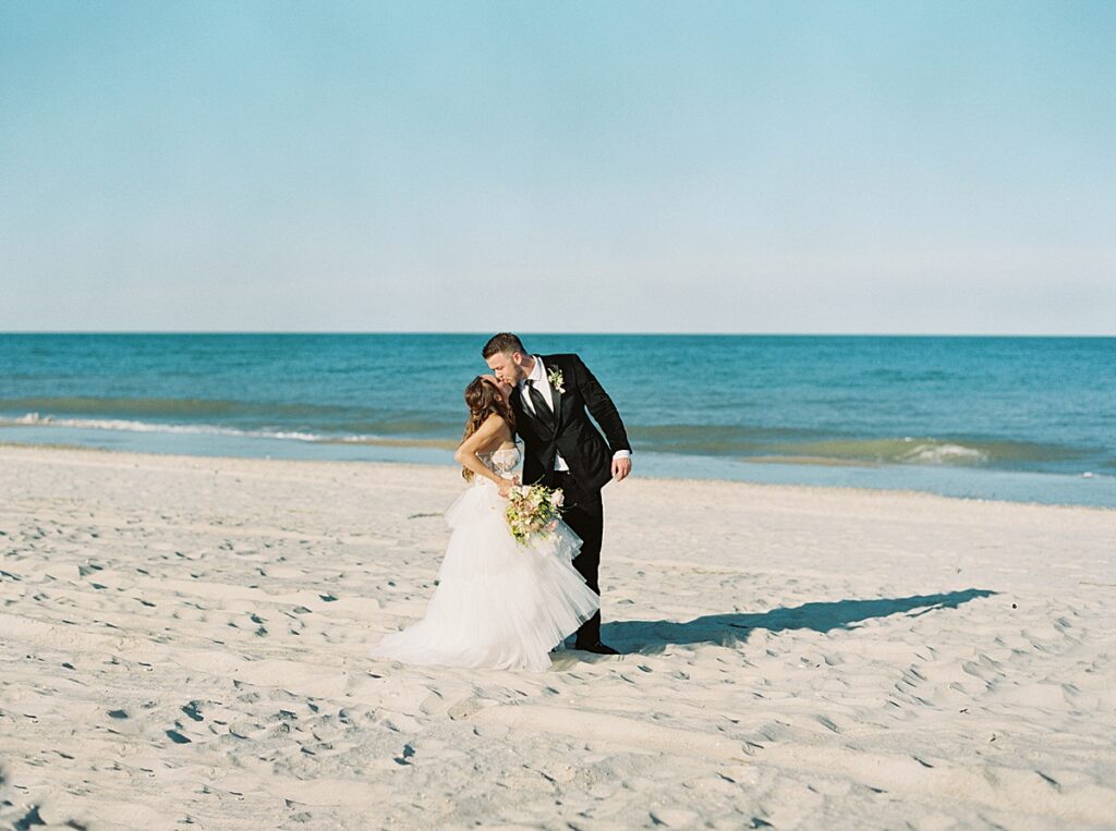 Modern Beach Destination Wedding on Film - Amelia Island Florida