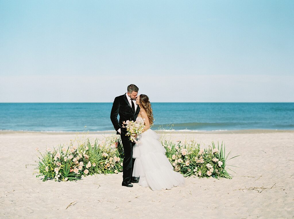 Modern Beach Destination Wedding on Film - Amelia Island Florida