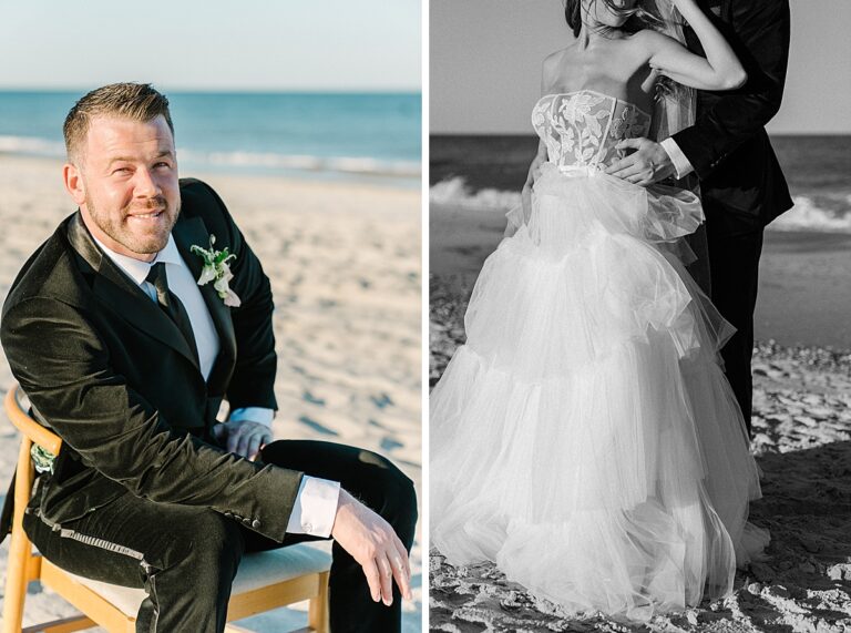 Modern Beach Destination Wedding on Film - Amelia Island Florida