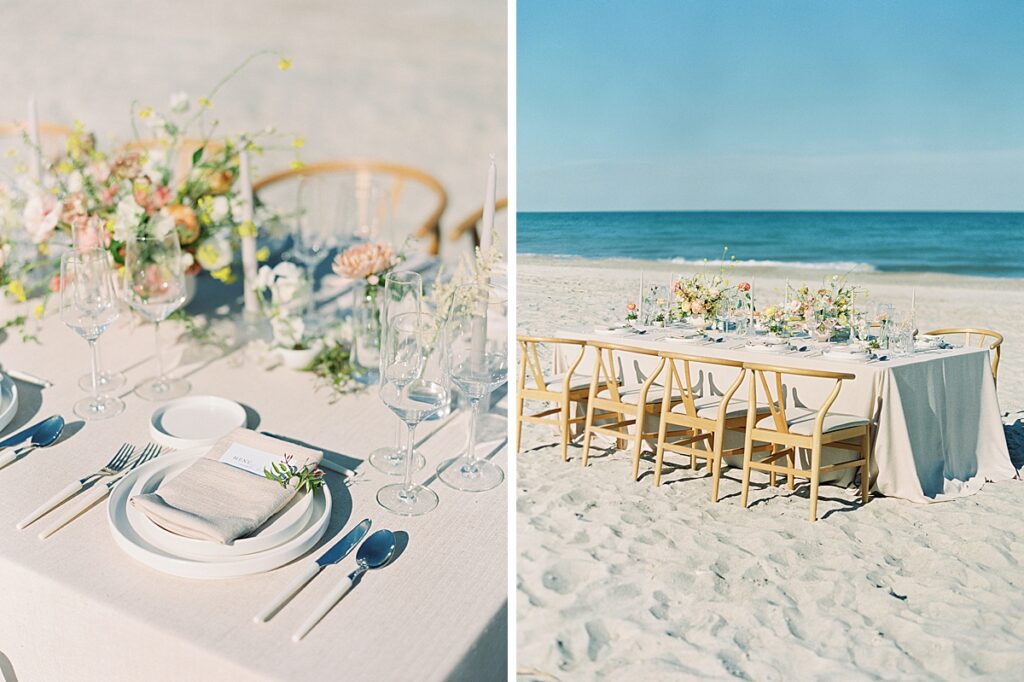 Modern Beach Destination Wedding on Film - Amelia Island Florida