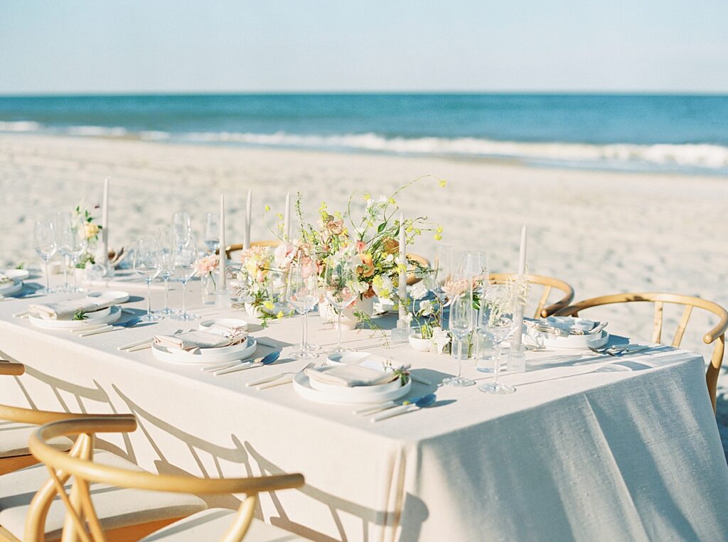 Modern Beach Destination Wedding on Film - Amelia Island Florida