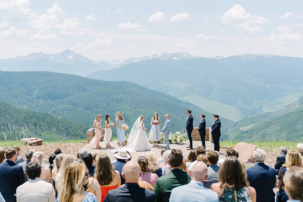 Vail Wedding Deck Summer Wedding | A Monet-Inspired Dream - Mary Ann ...
