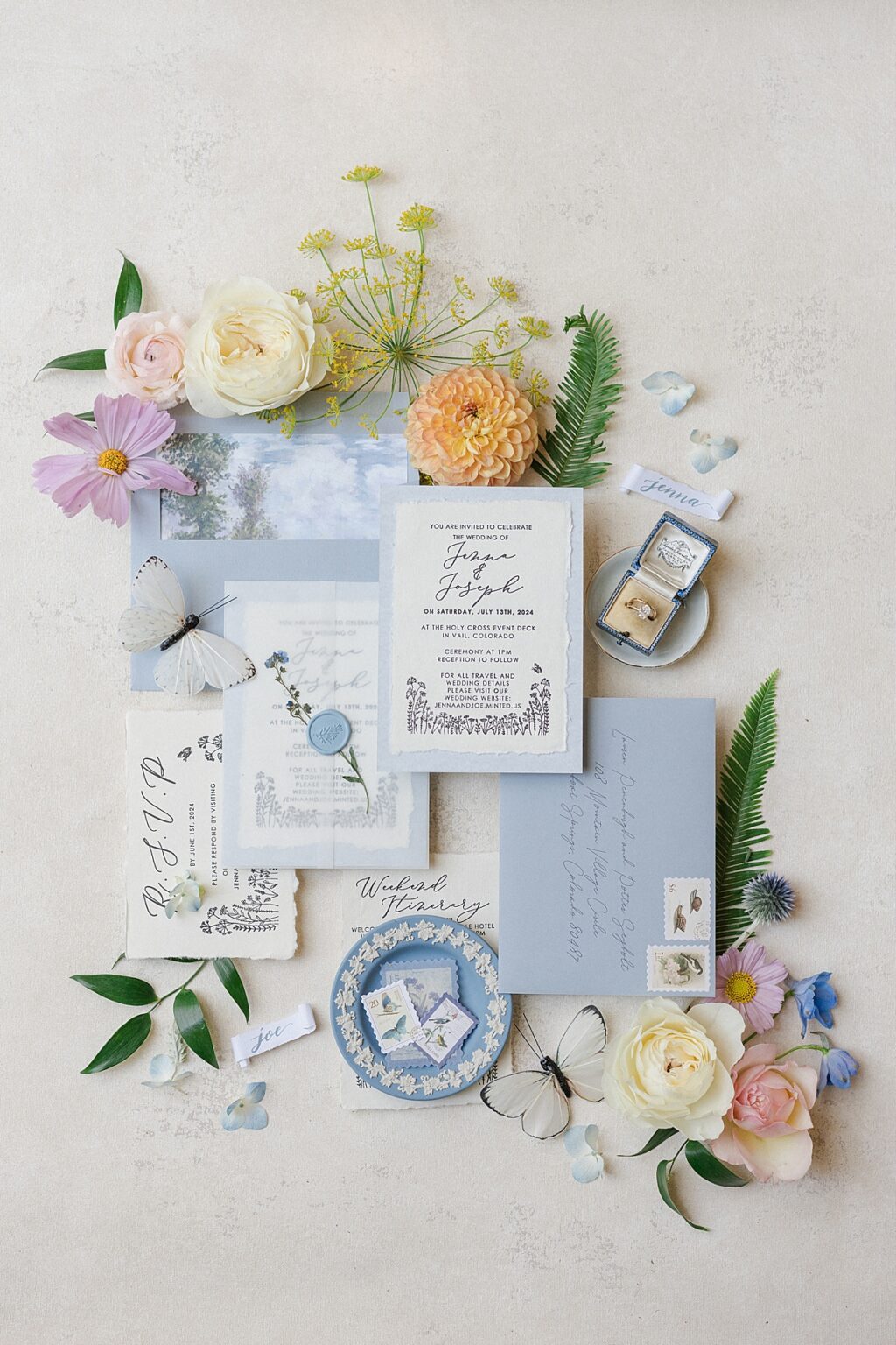 Vail Wedding Deck Summer Wedding | A Monet-Inspired Dream - Mary Ann ...