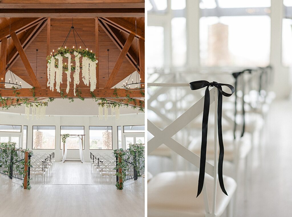The Oaks At Plum Creek Wedding | Modern Black and White
